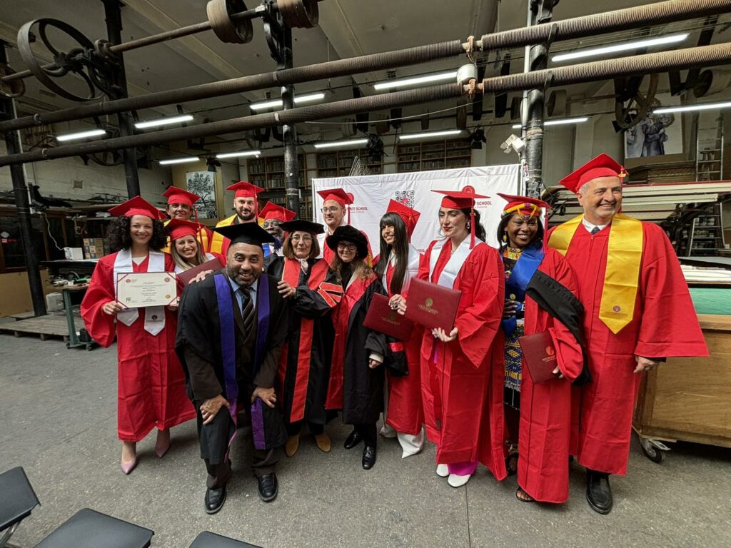 A Unique Graduation Ceremony at an Art Printer - Paris Graduate School